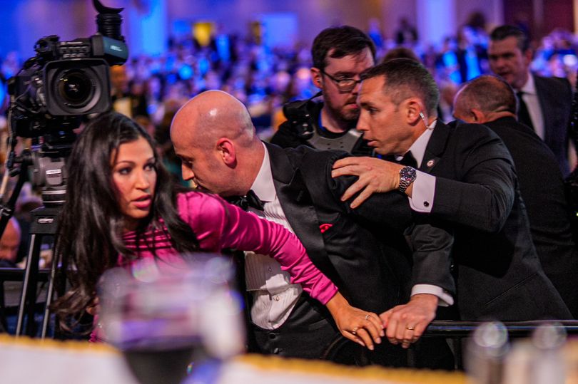 Pregnant Katie Miller seen terrified as she is rushed from WHCD ...
