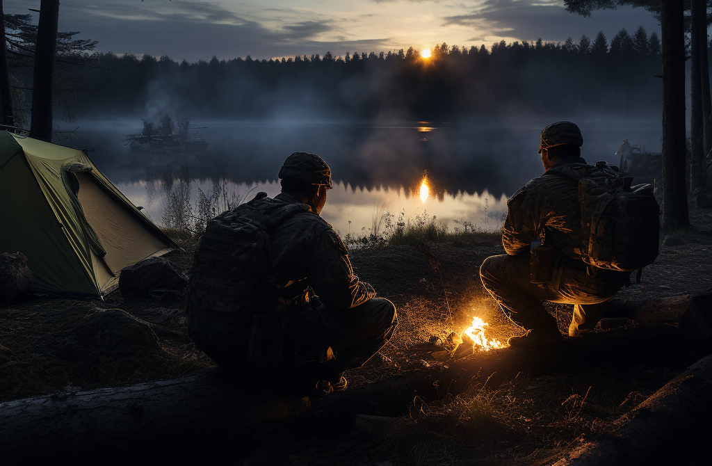 Experience the wilderness with a military approach to camping