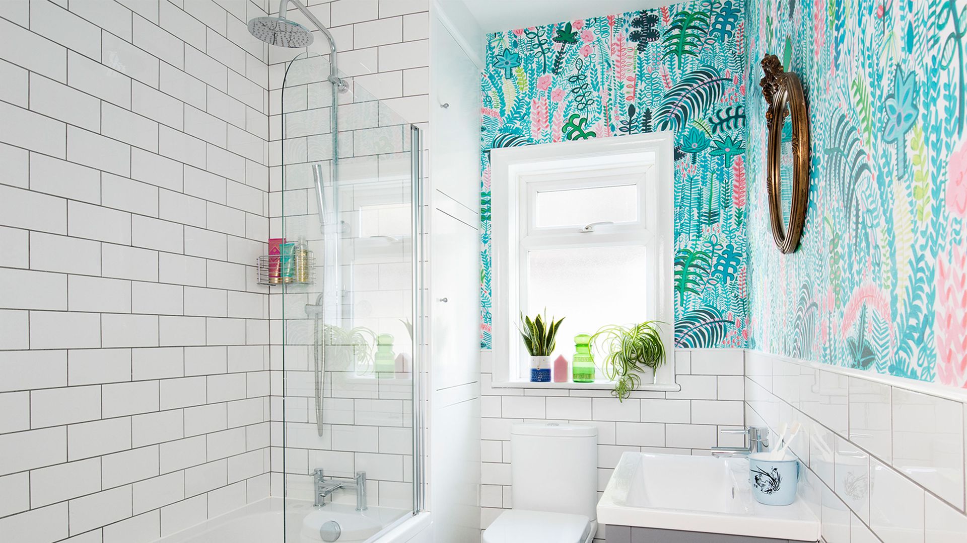 Bathroom wallpaper ideas to add instant colour and impact to bathroom walls
