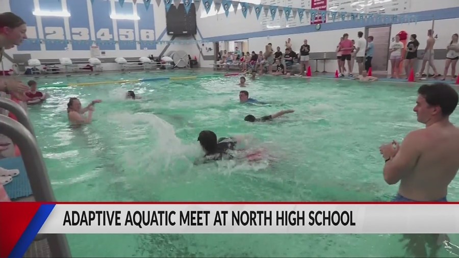 Chippewa Valley adaptive ed students have swim meet