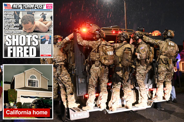 FBI raids home of suspected White House Correspondents’ Dinner shooter ...