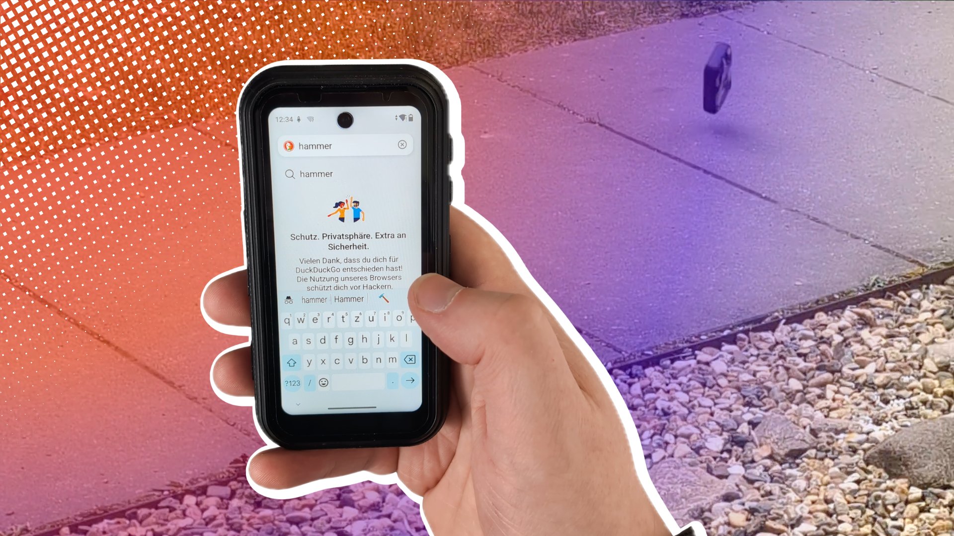 Dieses Handy überlebt sogar den Sturz aus dem zweiten Stock – wenn ihr ...