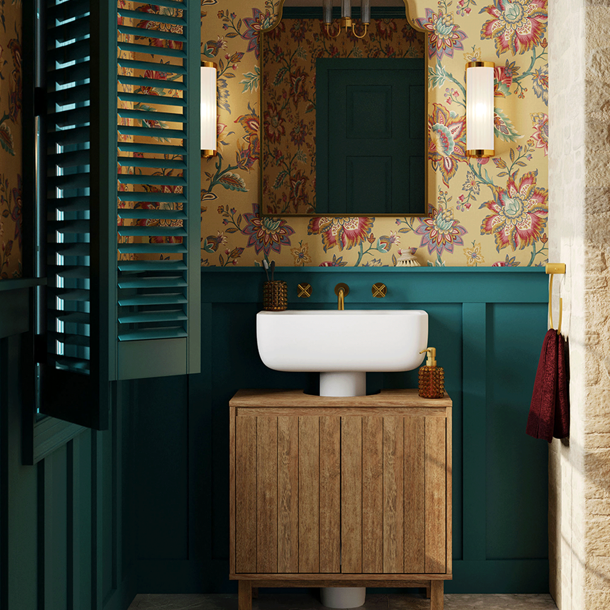 Bathroom wallpaper ideas to add instant colour and impact to bathroom walls