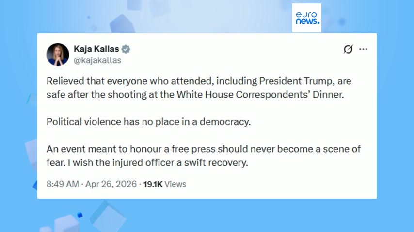 World leaders react to White House press dinner shooting: No place for ...