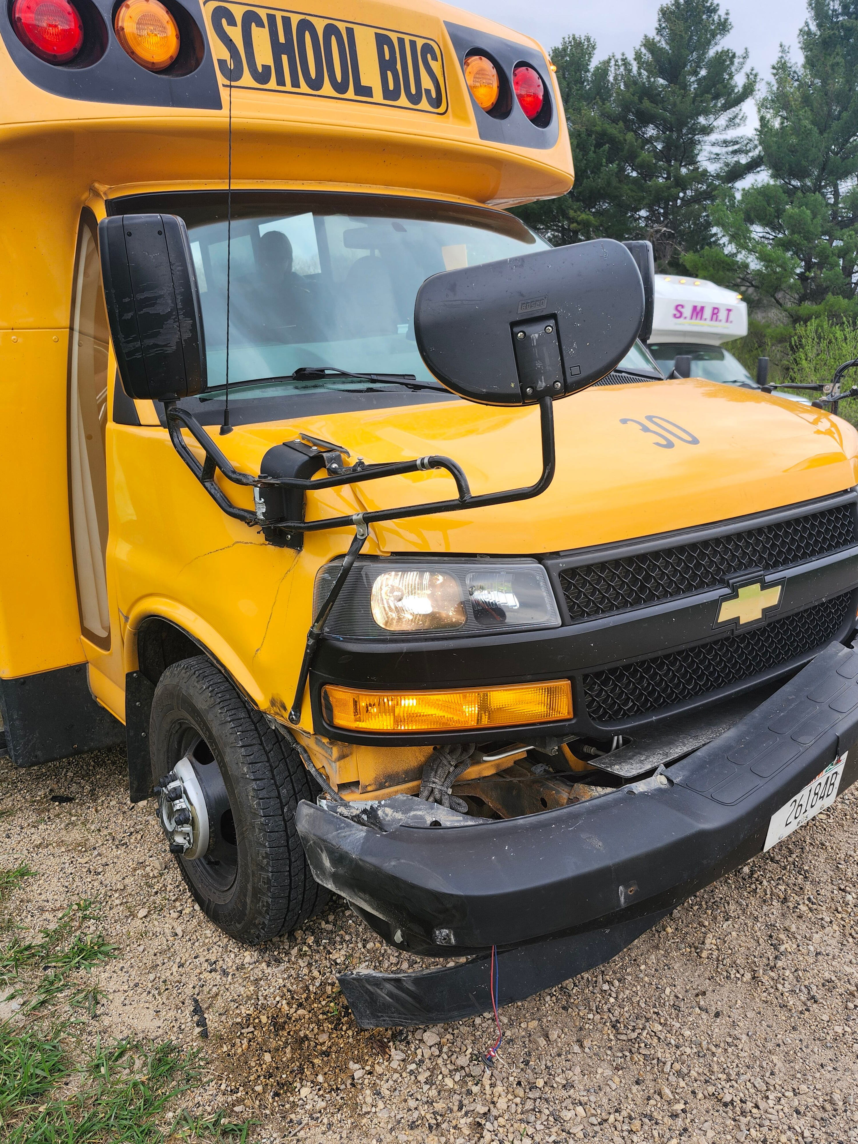 School bus, semi collide on Highway 14 in Coon Valley
