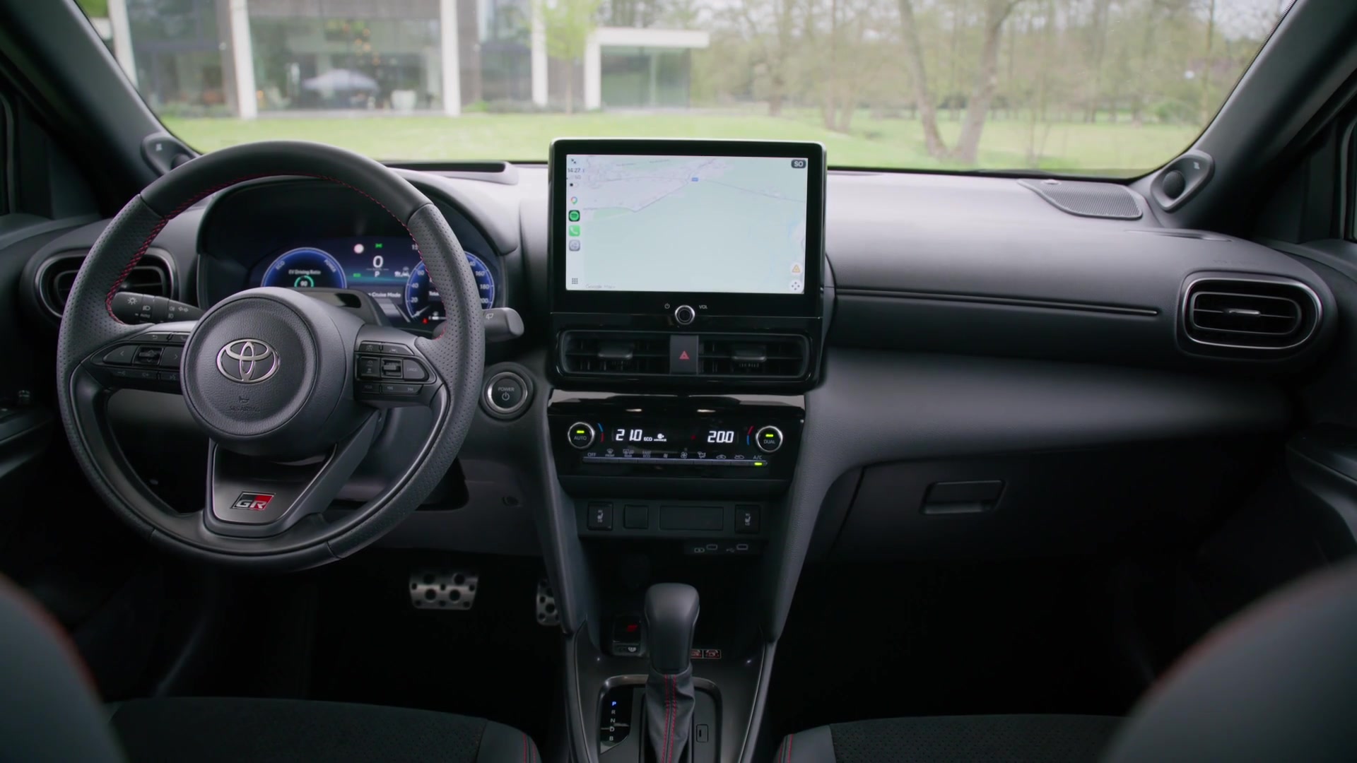 Toyota Yaris Cross GR interior design in Storm Grey