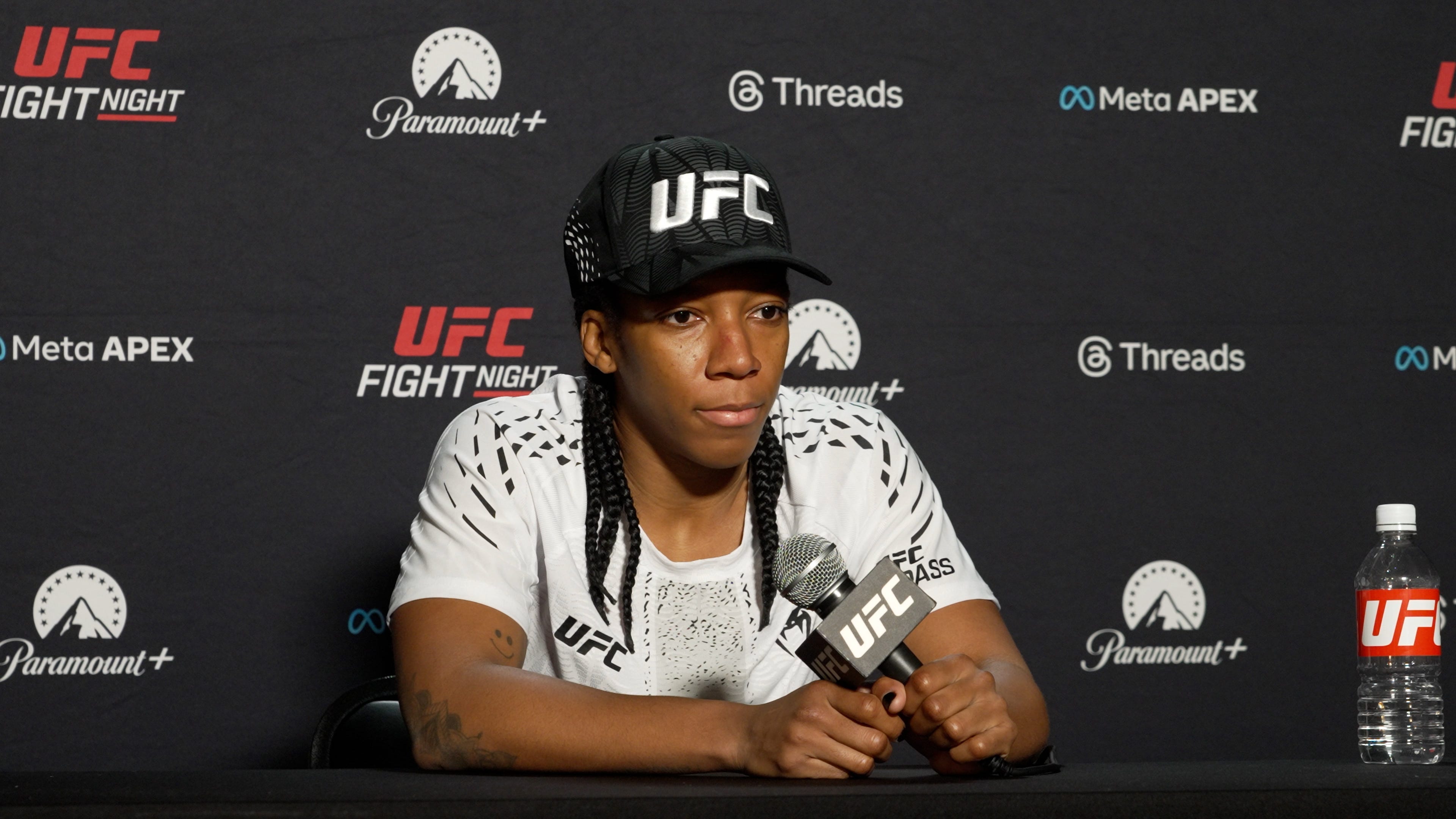 Joselyne Edwards puzzled by Norma Dumont's reaction to decision loss