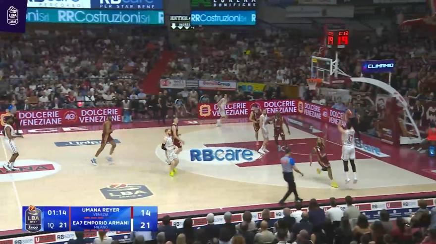 Bolmaro non perdona, Ricci fa solo triple: gli highlights di Venezia ...