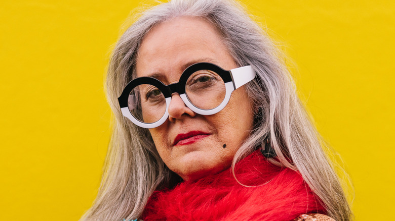 Skip these glasses shapes if you have an older face