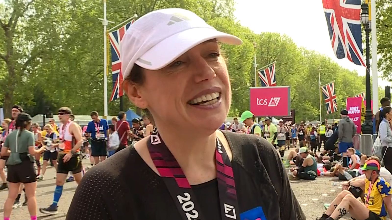 Sky's Beth Rigby runs marathon for childhood friend