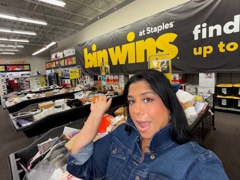 I shopped $15 the Bin Wins at Staples. Prices drop to $2 by the end of ...