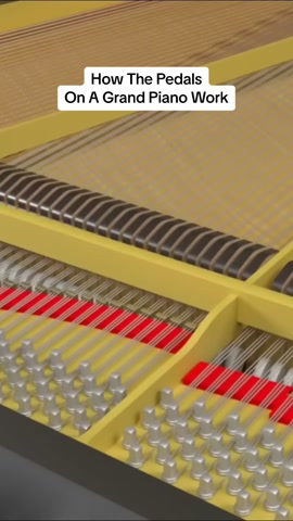 How the pedals on a grand piano work