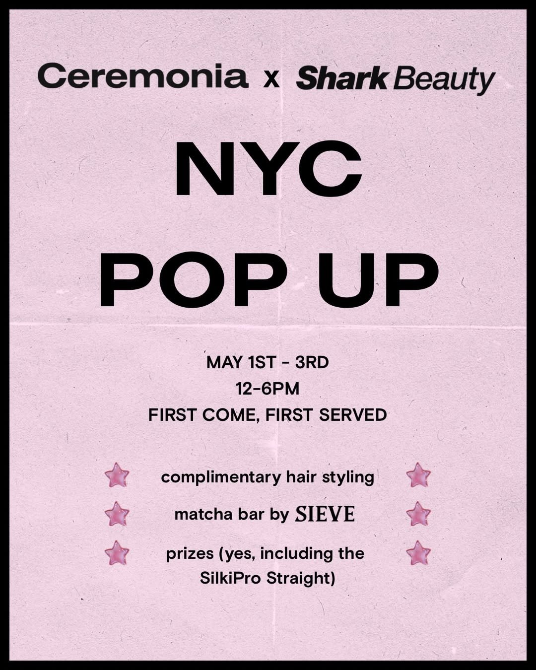 Ceremonia x Shark Beauty glass hair pop-up, NYC