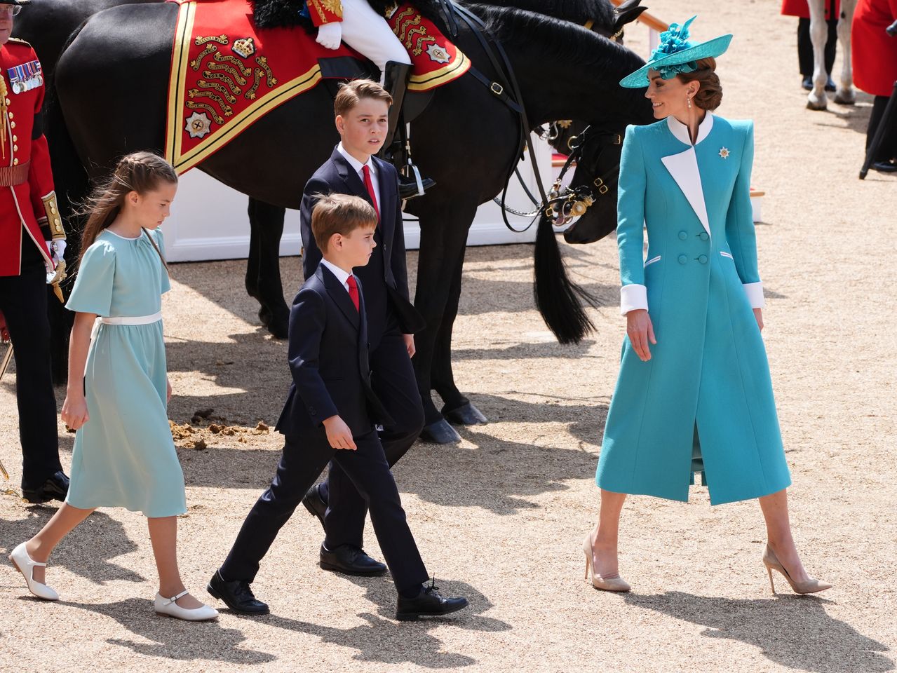 Kate Trooping The Colour
