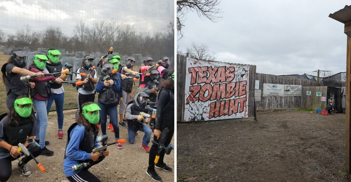 This Texas paintball park lets you battle across 13 different arenas
