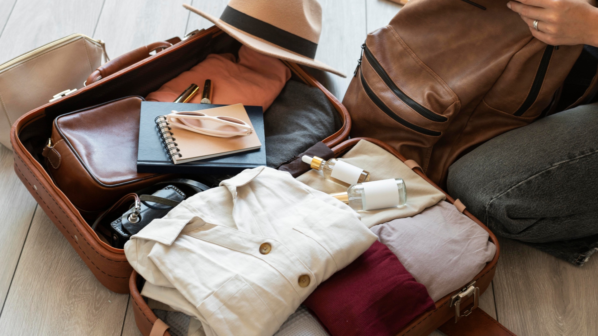 A common mistake that could reduce space in a suitcase