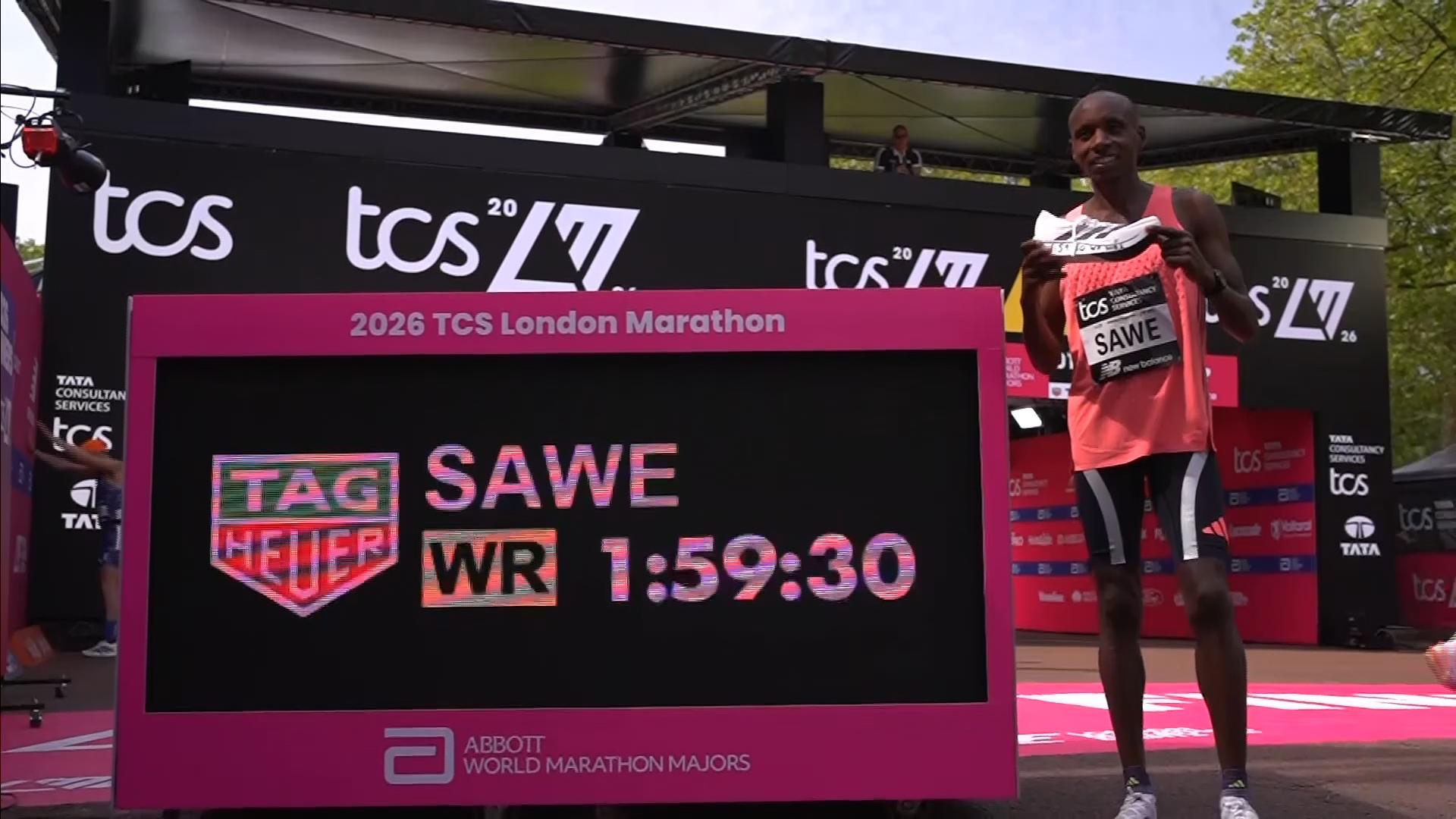 Sawe breaks 2-hour barrier with historic London marathon world record