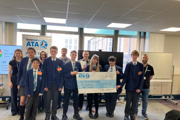 Colchester pupils win Essex-wide competition to promote sustainable travel