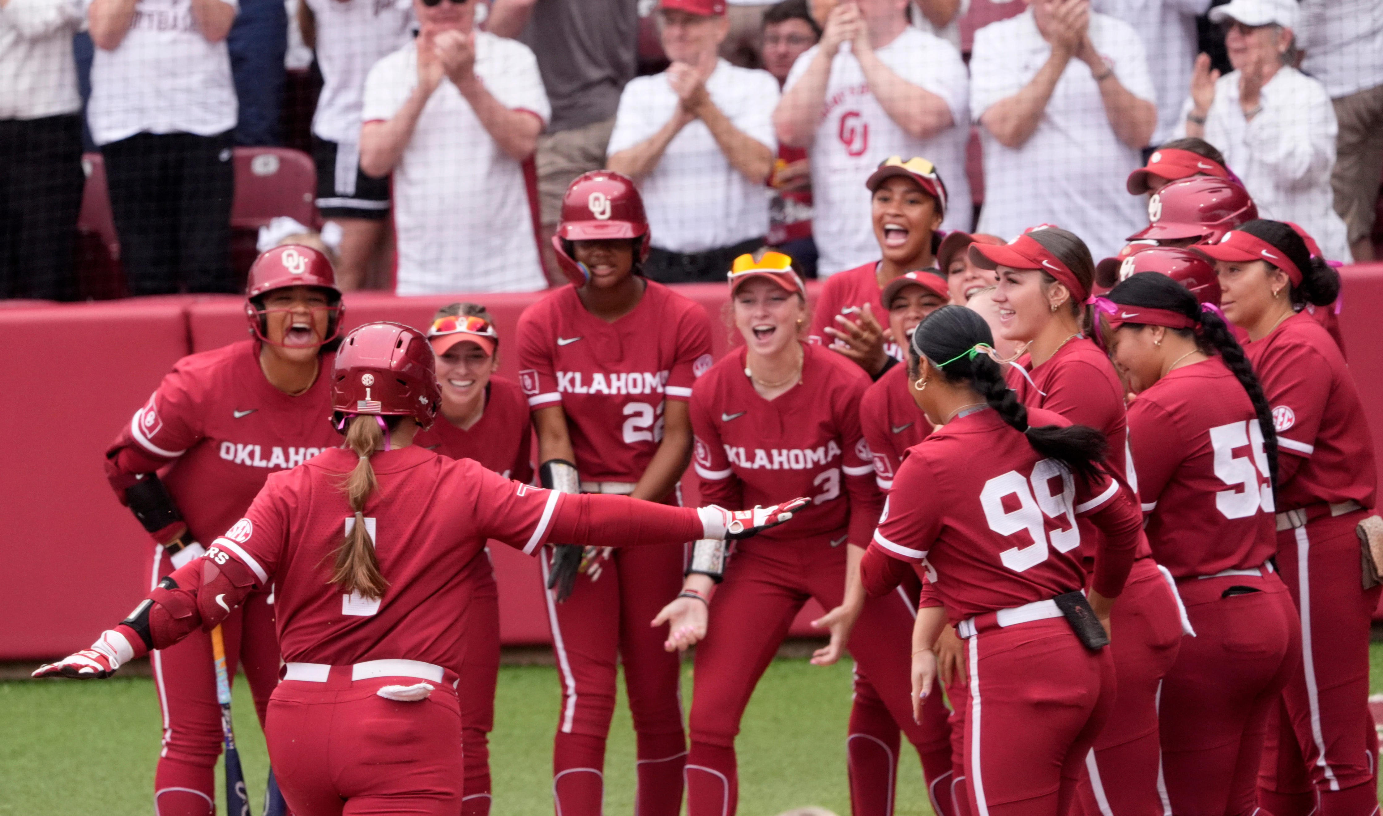 SEC softball tournament live updates: No. 1 seed Oklahoma leads No. 9 ...