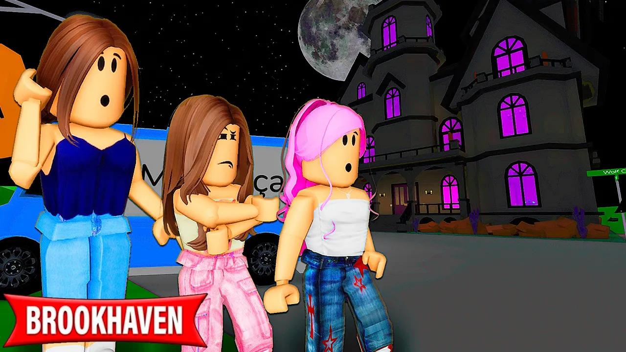 We moved into a haunted mansion! | Brookhaven roleplay stories | Roblox