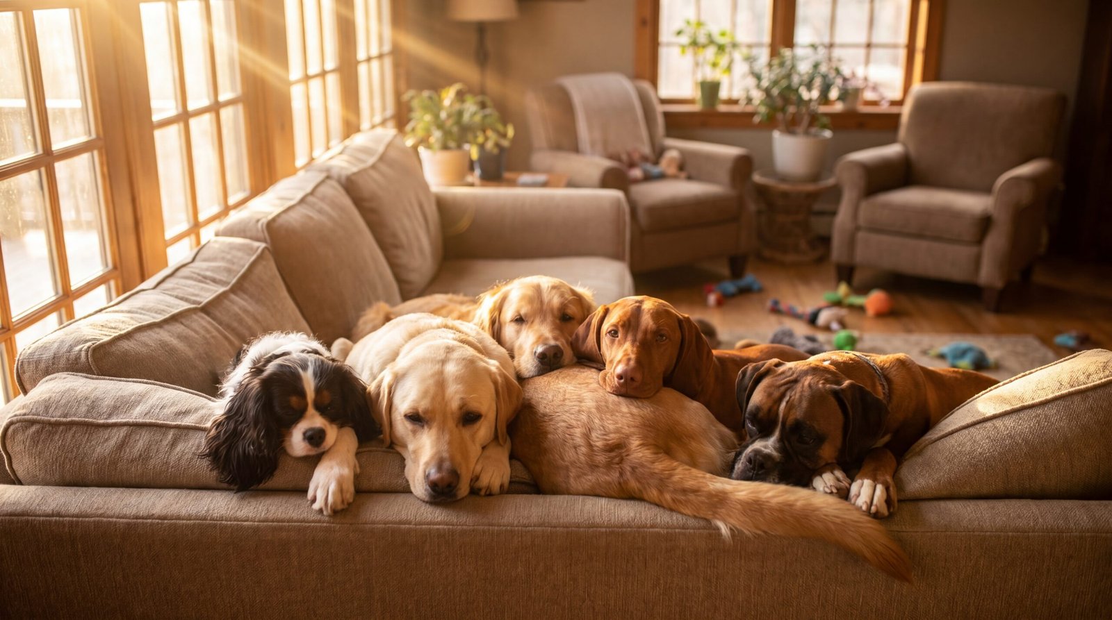 Five sweetest dog breeds that shower their owners with endless affection