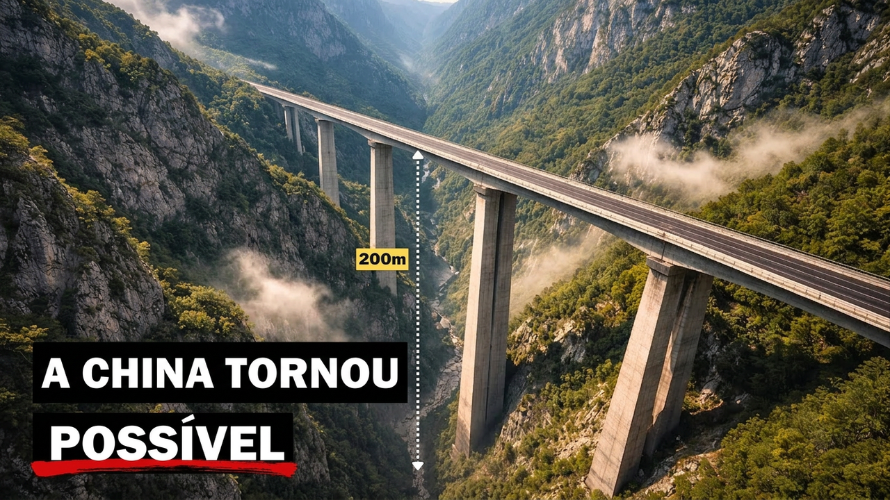 Como a China construiu a estrada mais impossível da Europa