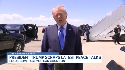 President Trump scraps latest peace talks