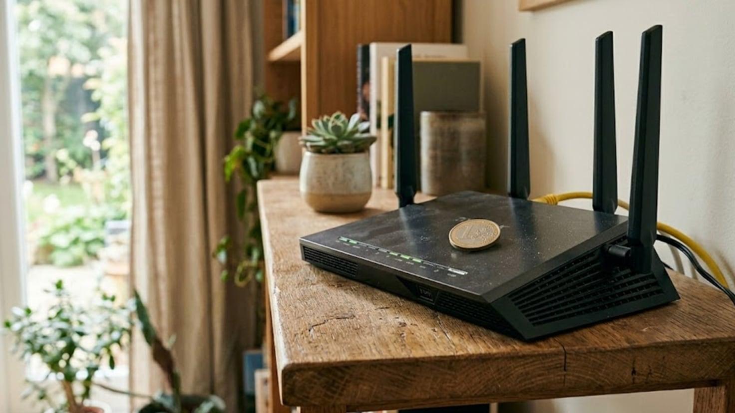 Moneda encima del router WiFi: mito viral, riesgos reales y cómo ...