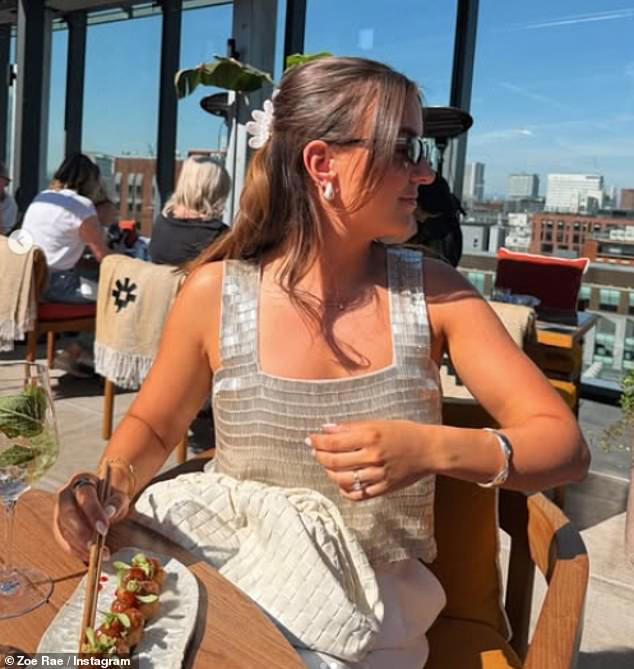 Zoe Rae Hague celebrates her 30th birthday with pals but sister Molly ...