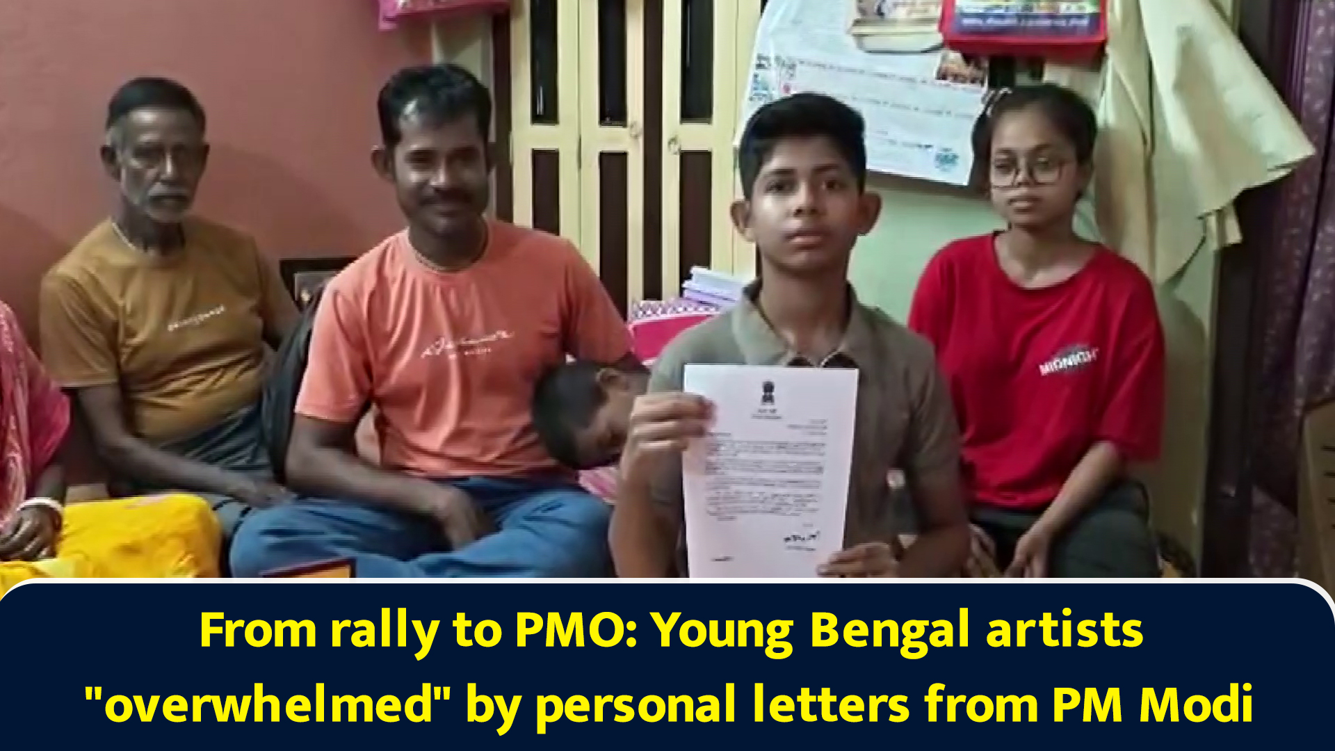 From rally to PMO: Young Bengal artists overwhelmed by personal letters ...