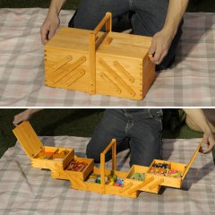Build a stunning outdoor wooden table!