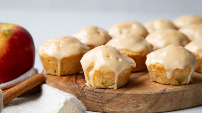 Mini baked apple fritters recipe