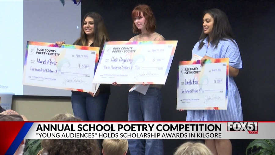 East Texas student poets win scholarships in contest