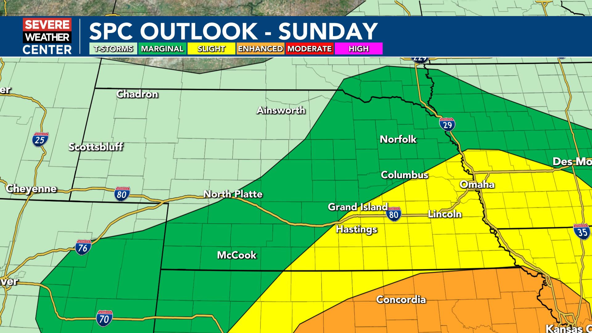 Weather alert day: Strong to severe storms possible tonight into Monday ...