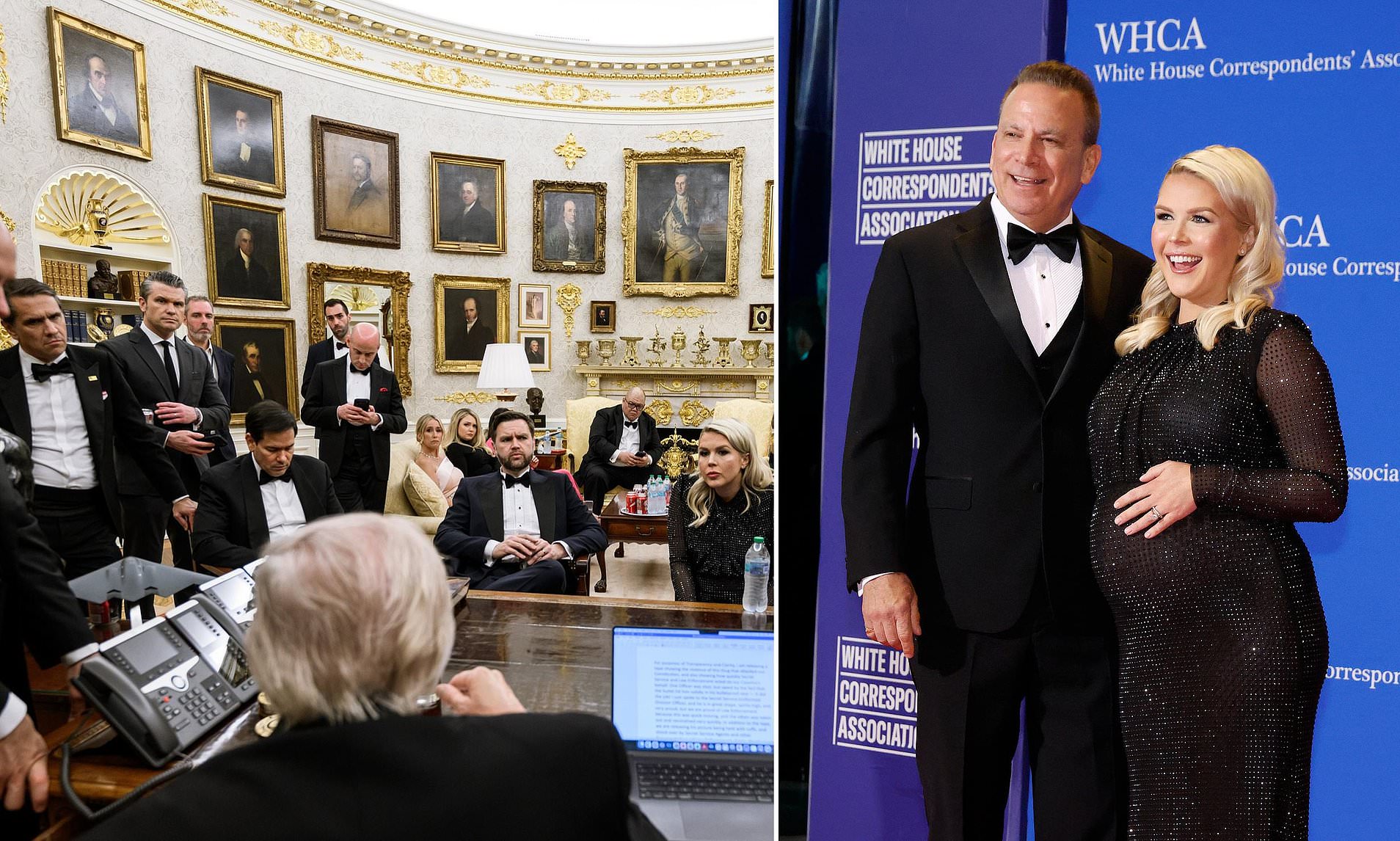 Karoline Leavitt shares dramatic behind-the-scenes photos in the Oval ...
