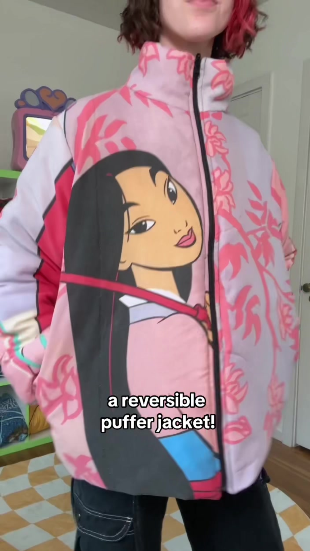 Upcycled Mulan fashion piece design story and style