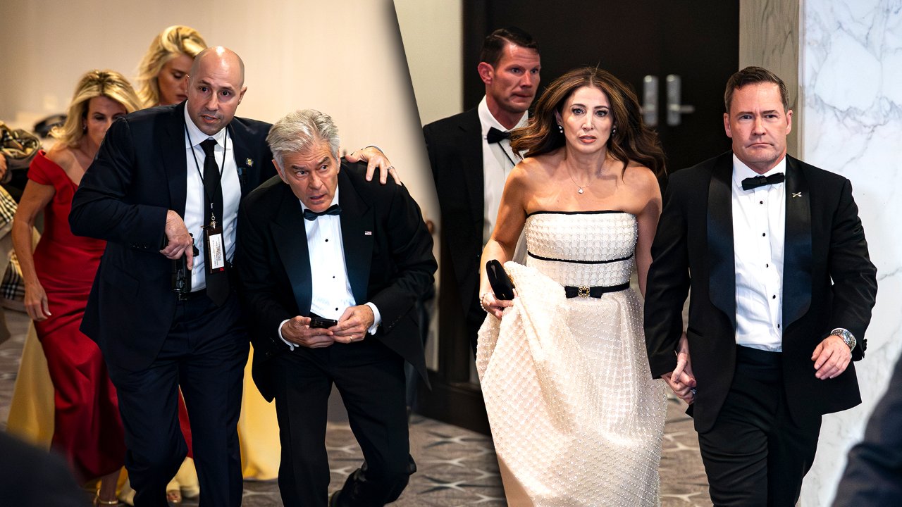 Watch - Chaos erupts at White House Correspondents' Dinner in shocking ...