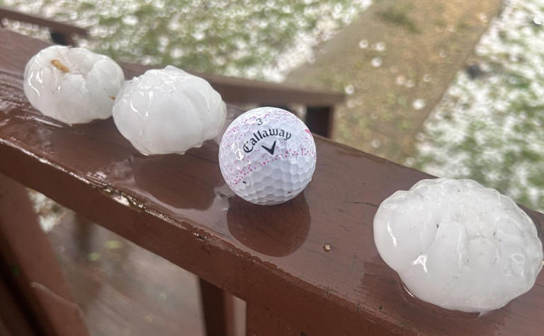 First Alert Weather: Large hail falls across the Ozarks on Sunday