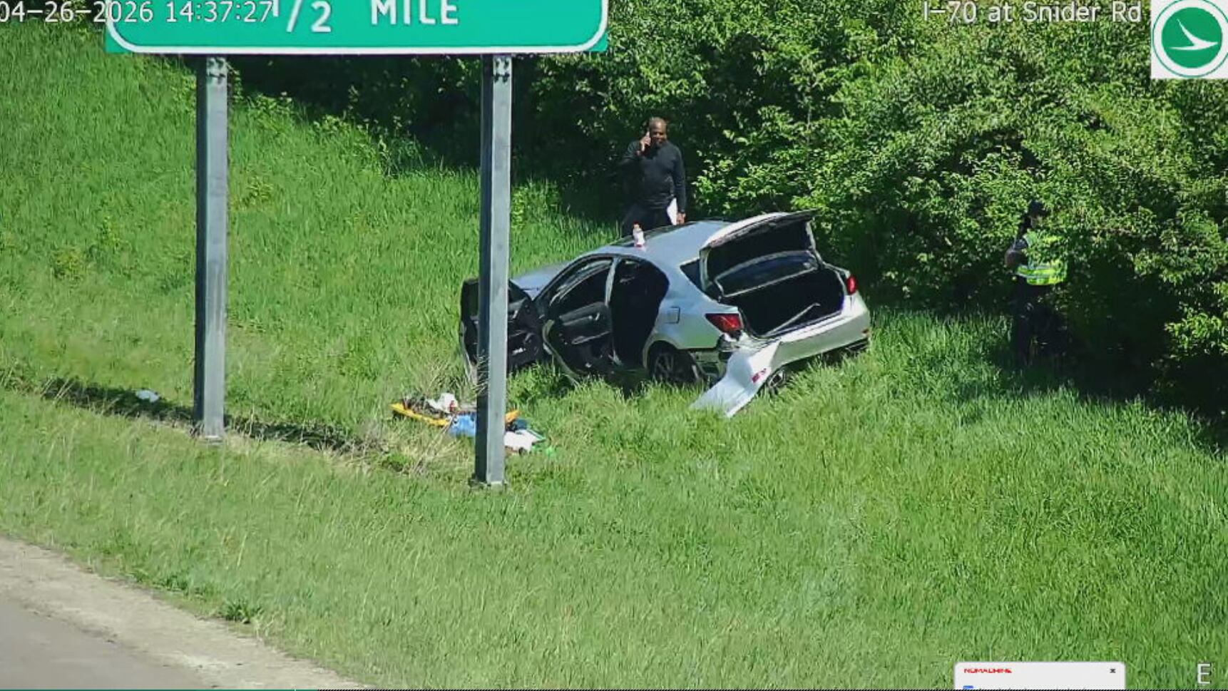Update: All lanes back open after crash on I-70 in Clark Co.
