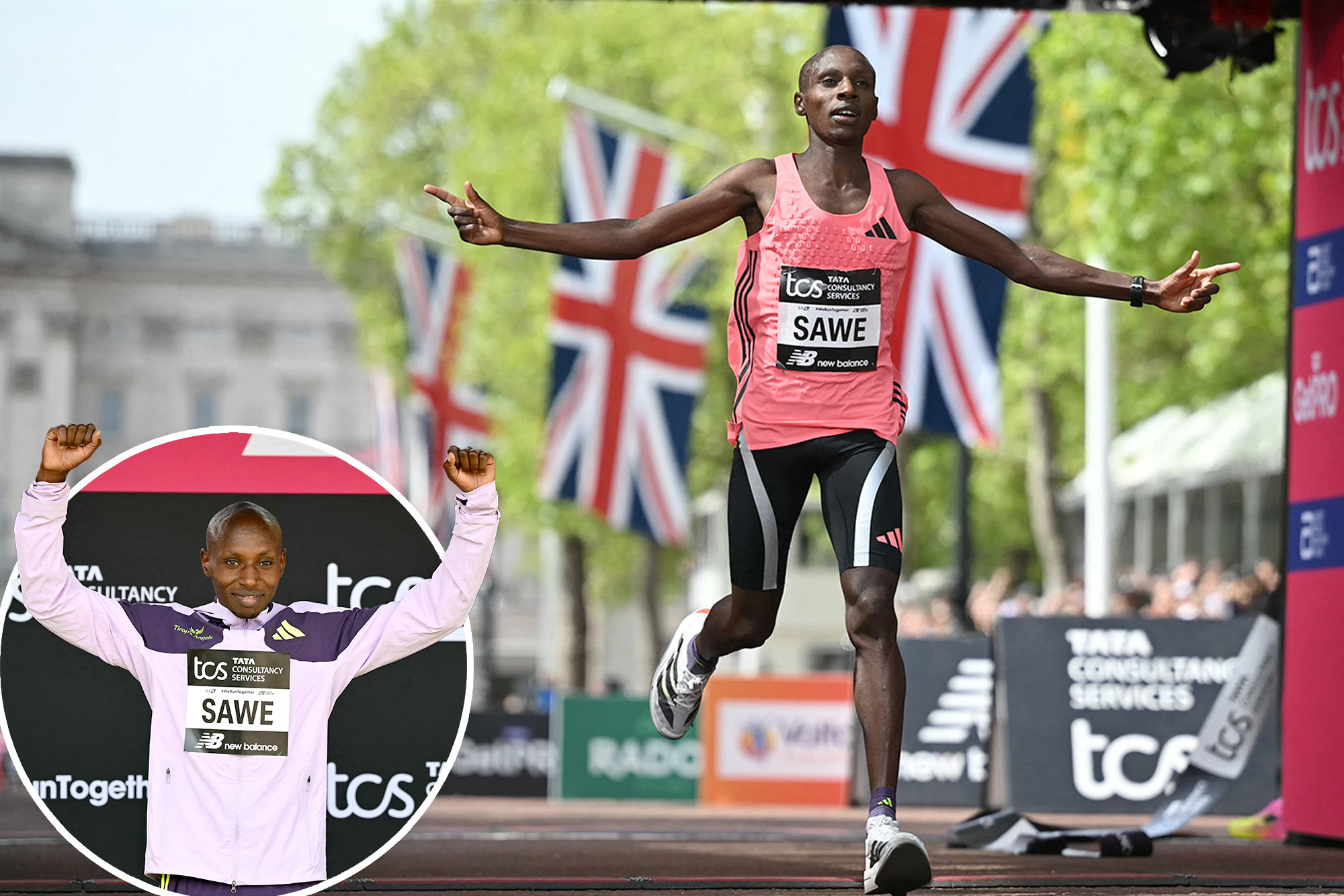 Historic feet: London Marathon runner is first person to finish in ...
