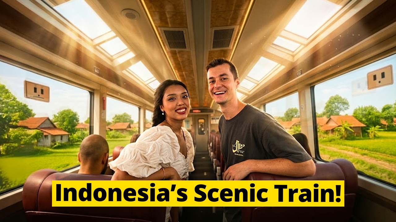 Most beautiful train ride in Indonesia: Bandung to Yogyakarta journey