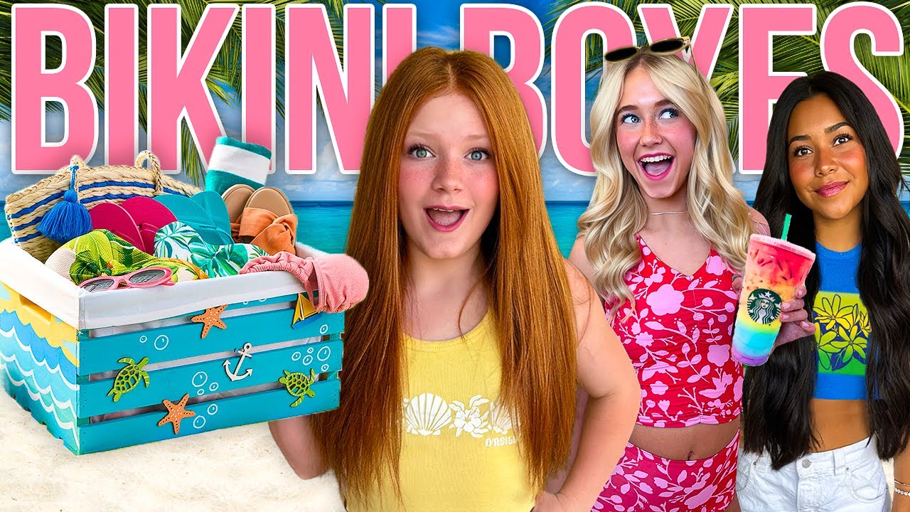 We made bikini boxes for summer 2025!👙 ☀️