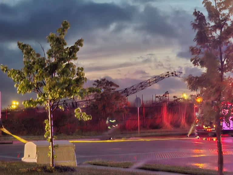 Kansas theme park looks to rebuild after 60-ton dinosaur goes up in flames