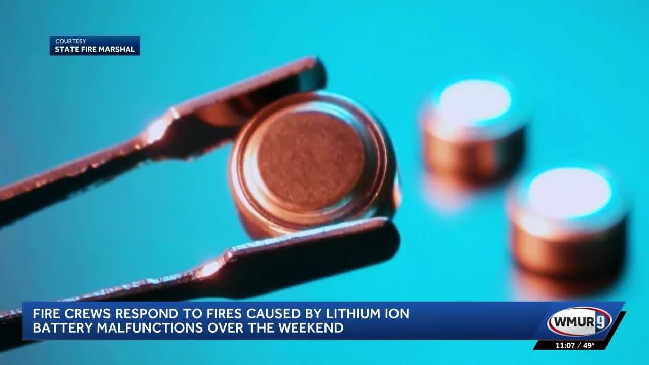 Fire officials offer safety tips after several lithium-ion battery ...