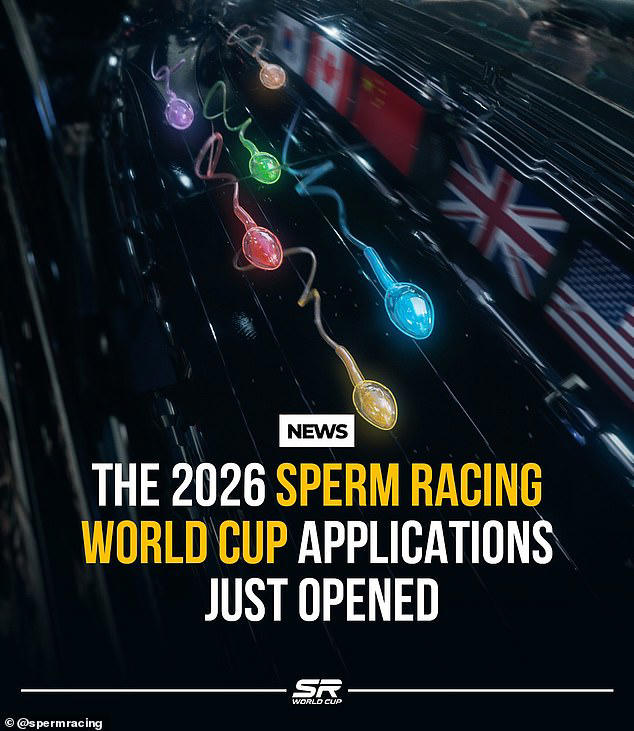 Men from over 100 countries are racing their sperm for $100,000 amid ...