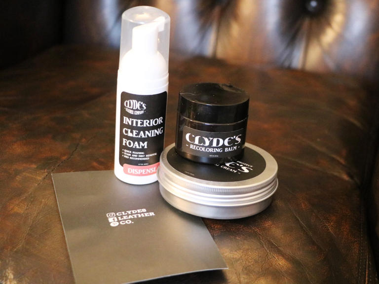 I brought an old leather chair back to life using these products and ...