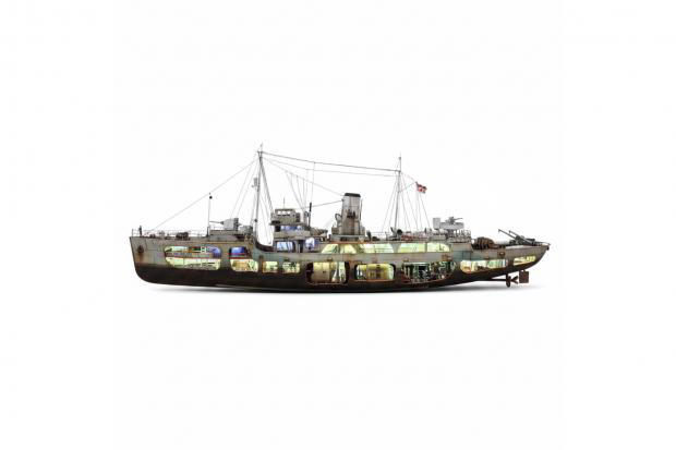 Lifetime model ship collection of highly detailed pieces to go under hammer