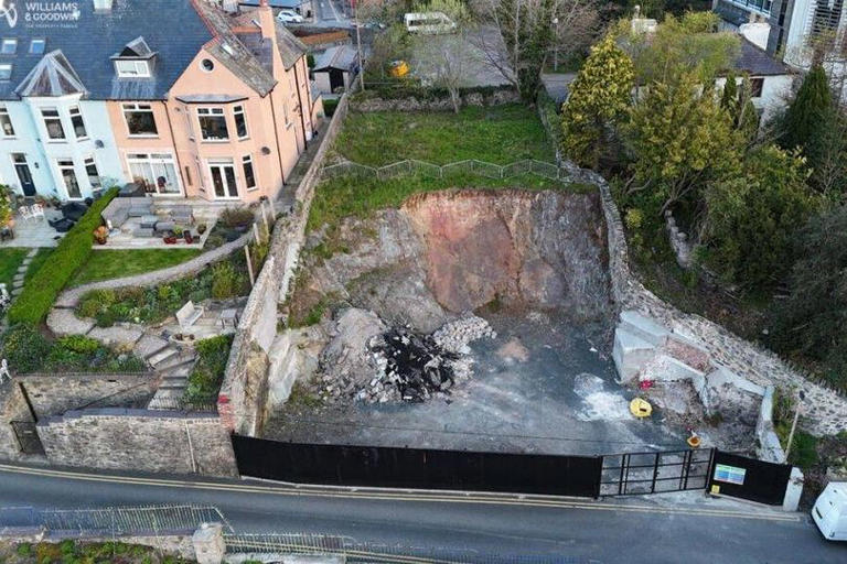 Iconic UK pub vanishes as 'giant hole' goes up for sale for £500k