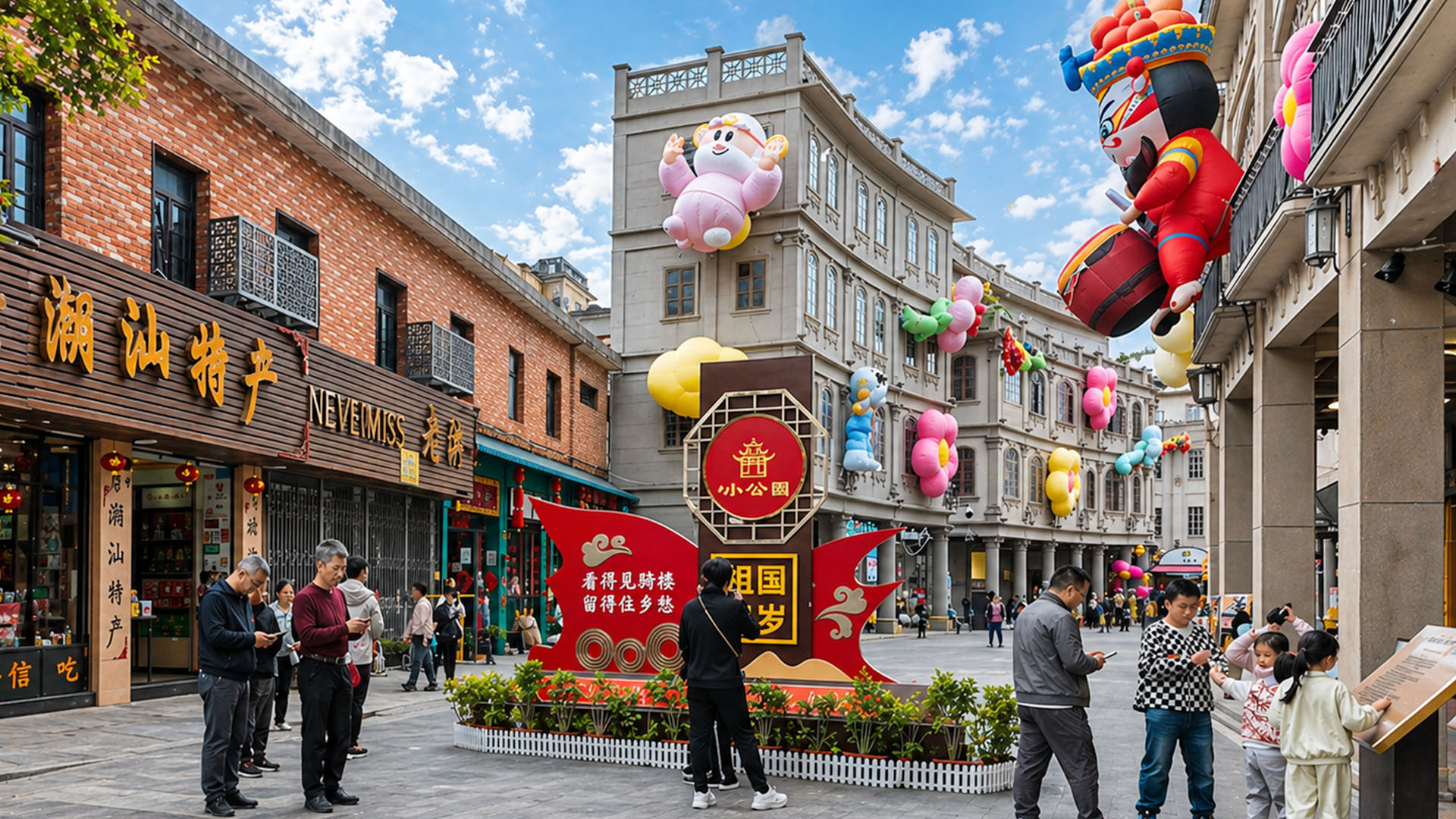 Cette rue colorée en Chine transforme les courses du quotidien en une ...