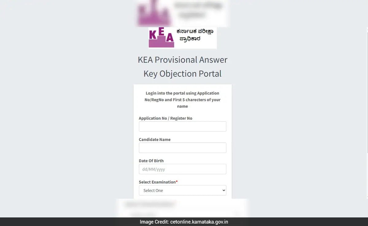 KEA releases Karnataka Common Entrance Test 2026 provisional answer ...